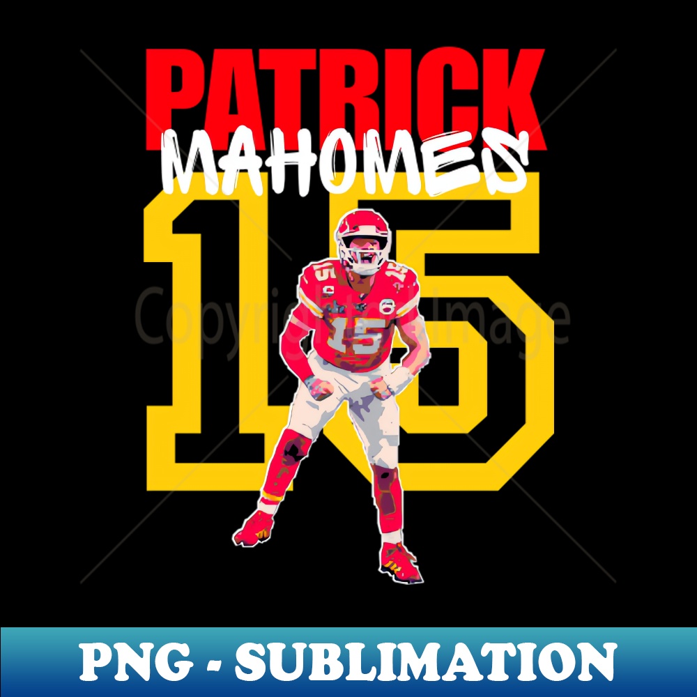 Mahomes - PNG Transparent Sublimation Design | Inspire Uplift