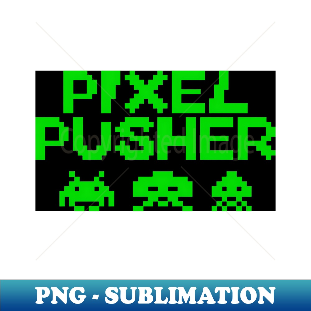 Pixel Pusher shirt Retro Gamer Gaming - PNG Transparent Digi | Inspire Uplift