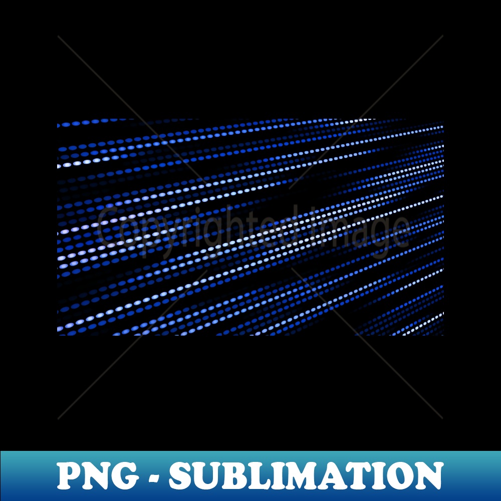 Blue dots moving from left to right in a dot matrix style - | Inspire ...