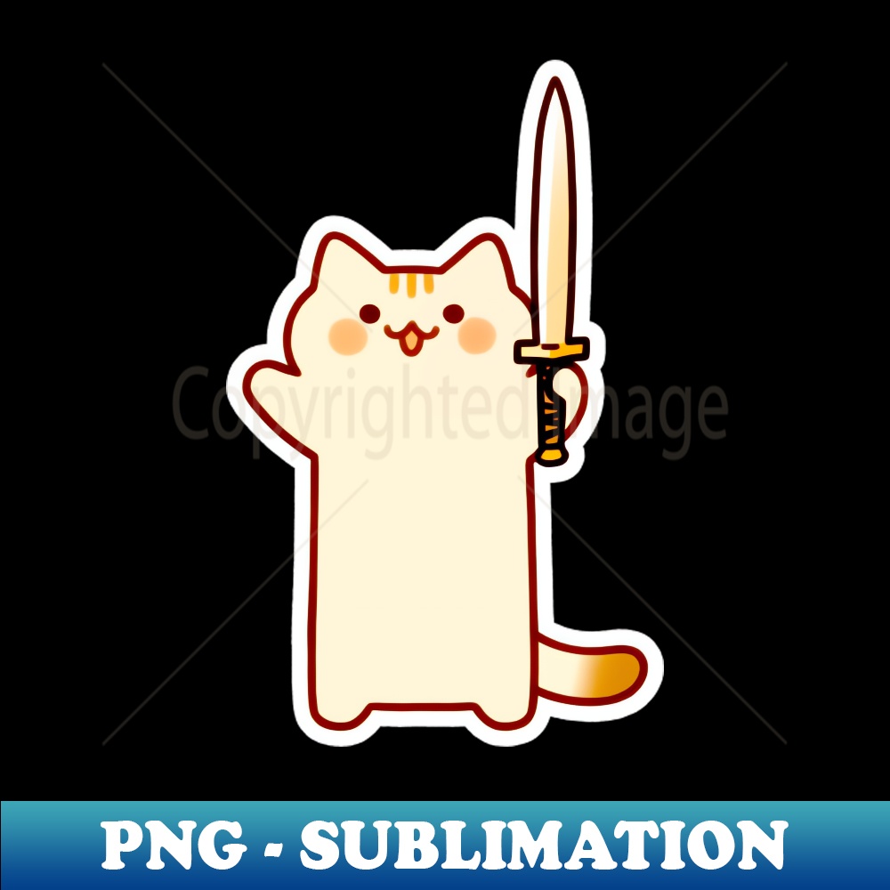 Fluffy Longcat - Signature Sublimation PNG File | Inspire Uplift