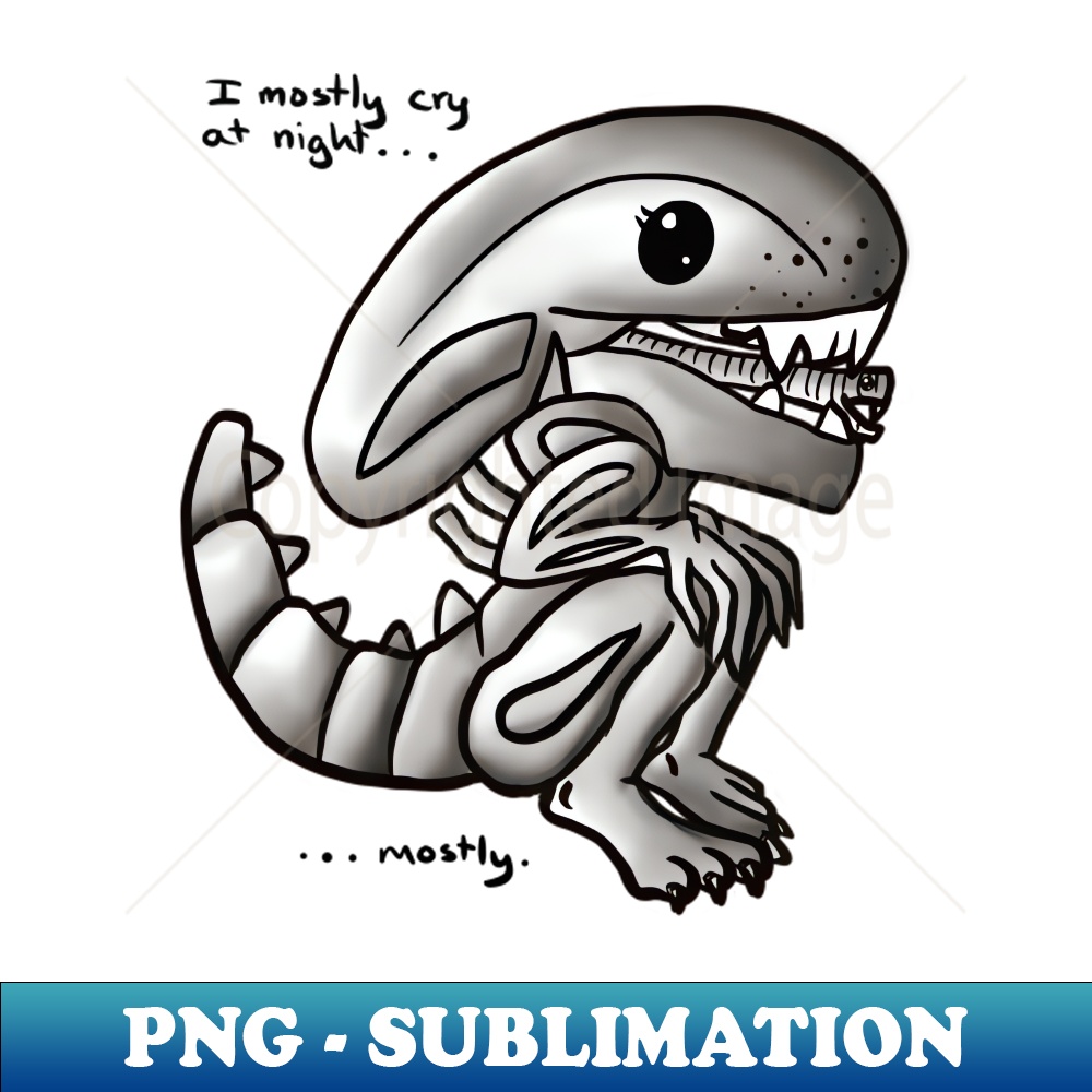 Alien Tears - Instant PNG Sublimation Download | Inspire Uplift
