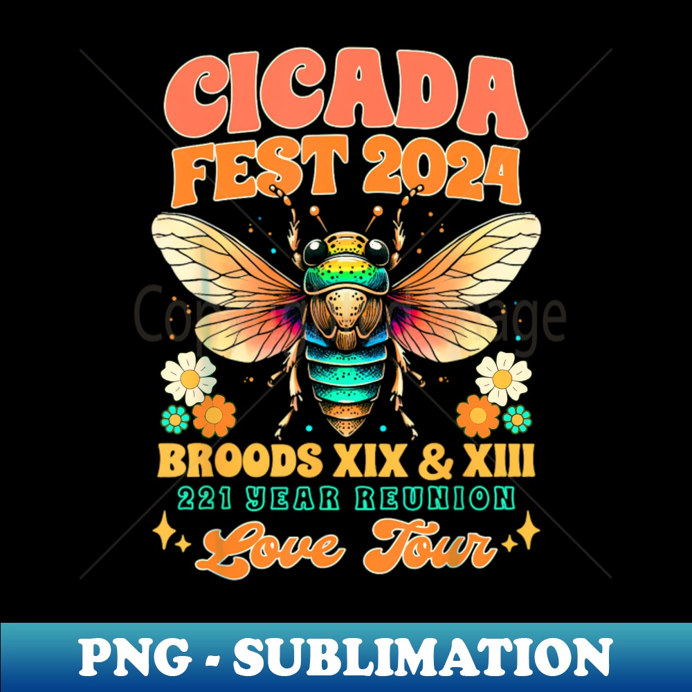 Cicada fest 2024 Brood xix - Signature Sublimation PNG File | Inspire ...