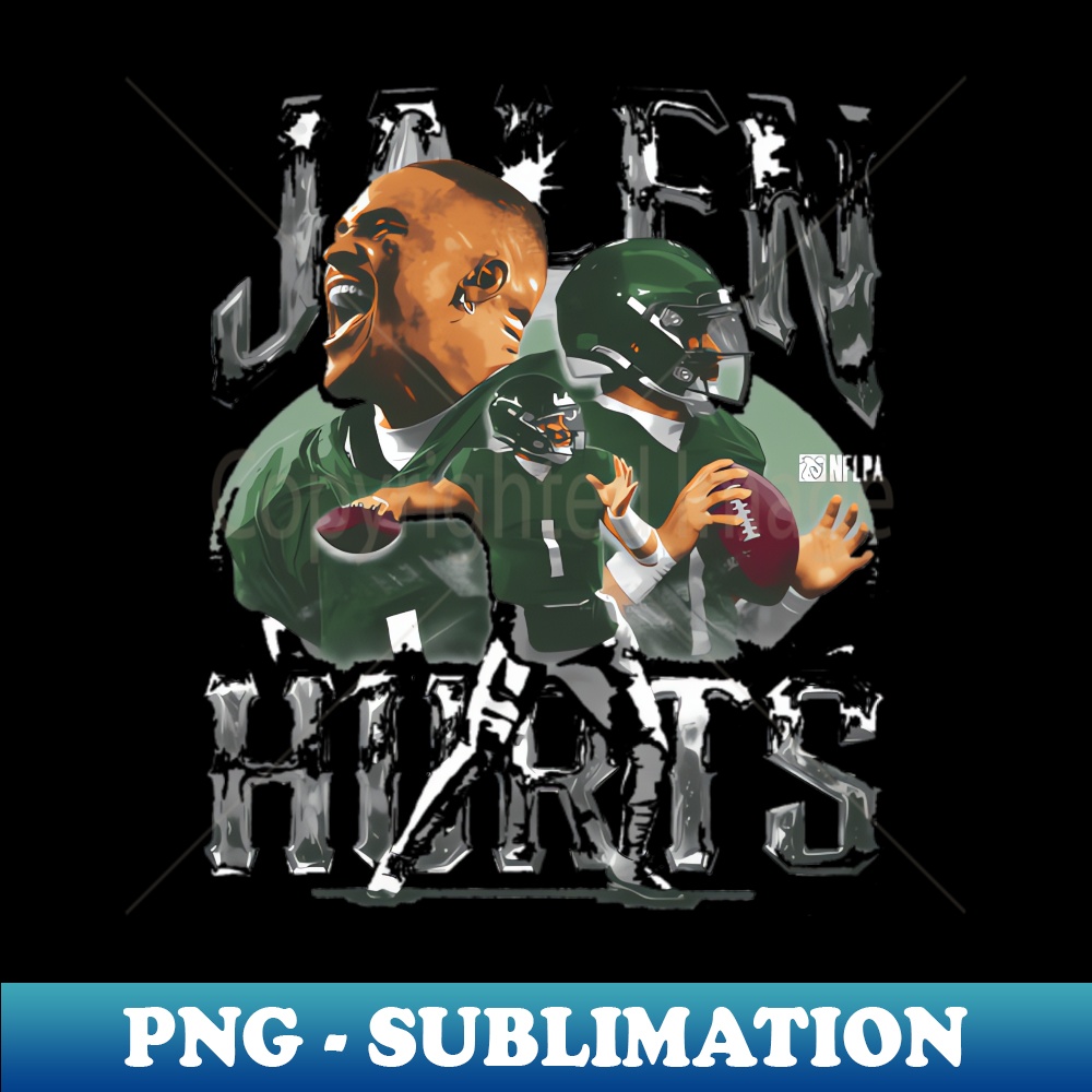 Jalen Hurts Philadelphia - Instant PNG Sublimation Download | Inspire Uplift