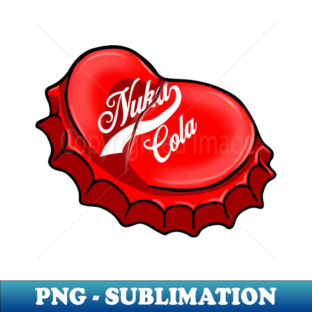 Fallout Nuka-Cola Bottle cap - PNG Sublimation Digital Downl - Inspire ...
