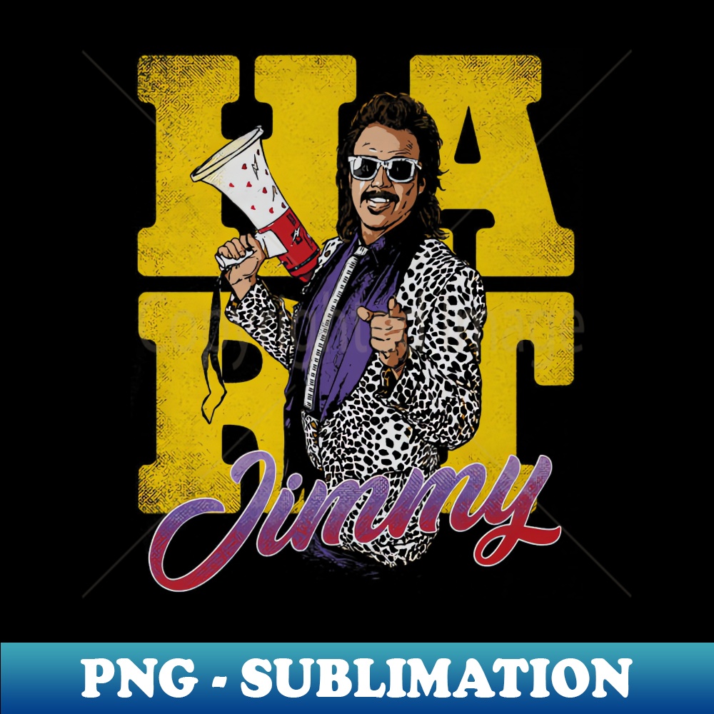 Jimmy Hart Megaphone - Signature Sublimation PNG File | Inspire Uplift