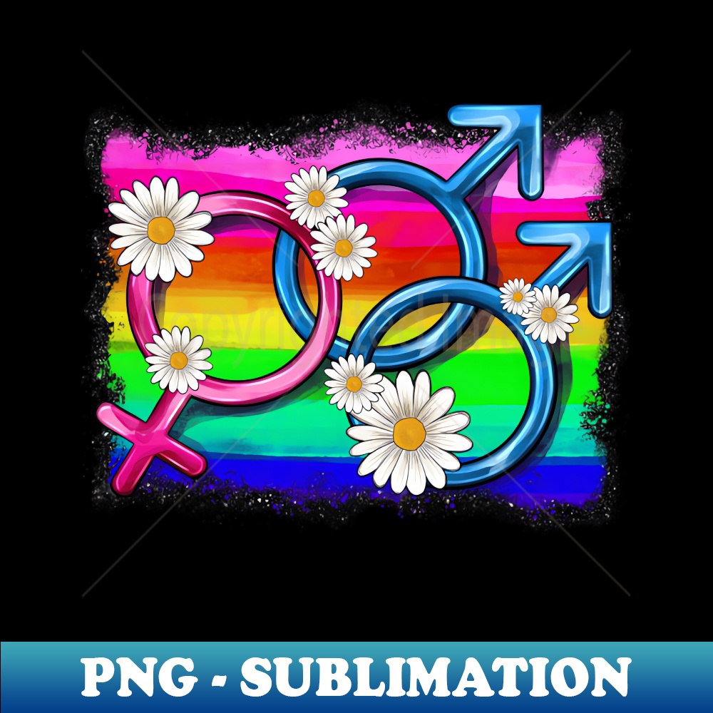 Rainbow Sunflower Love Is Love LGBT Gay Lesbian Pride - Retr | Inspire ...