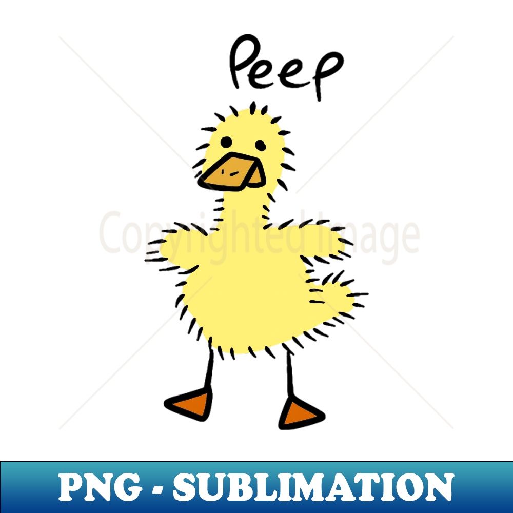 Peep Fuzzy Duckling - High-Resolution PNG Sublimation File | Inspire Uplift