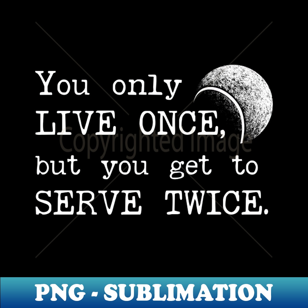 Serve Twice - Gifts for Tennis Captain, Player, Team | Inspire Uplift