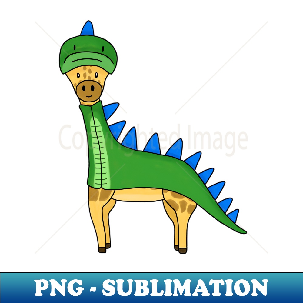 Giraffe Dressed up as a Dinosaur - High-Resolution PNG Subli | Inspire ...