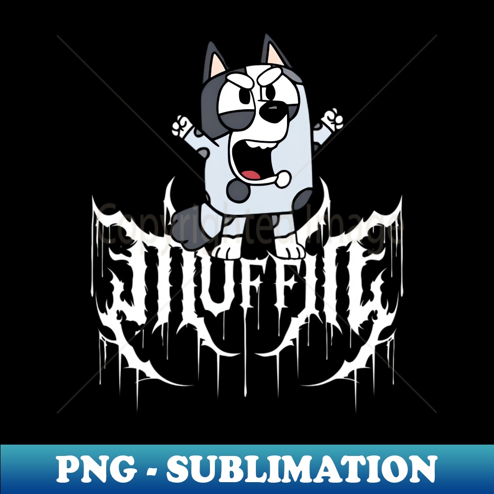 Bluey Muffin Death Meta - PNG Sublimation Digital Download | Inspire Uplift
