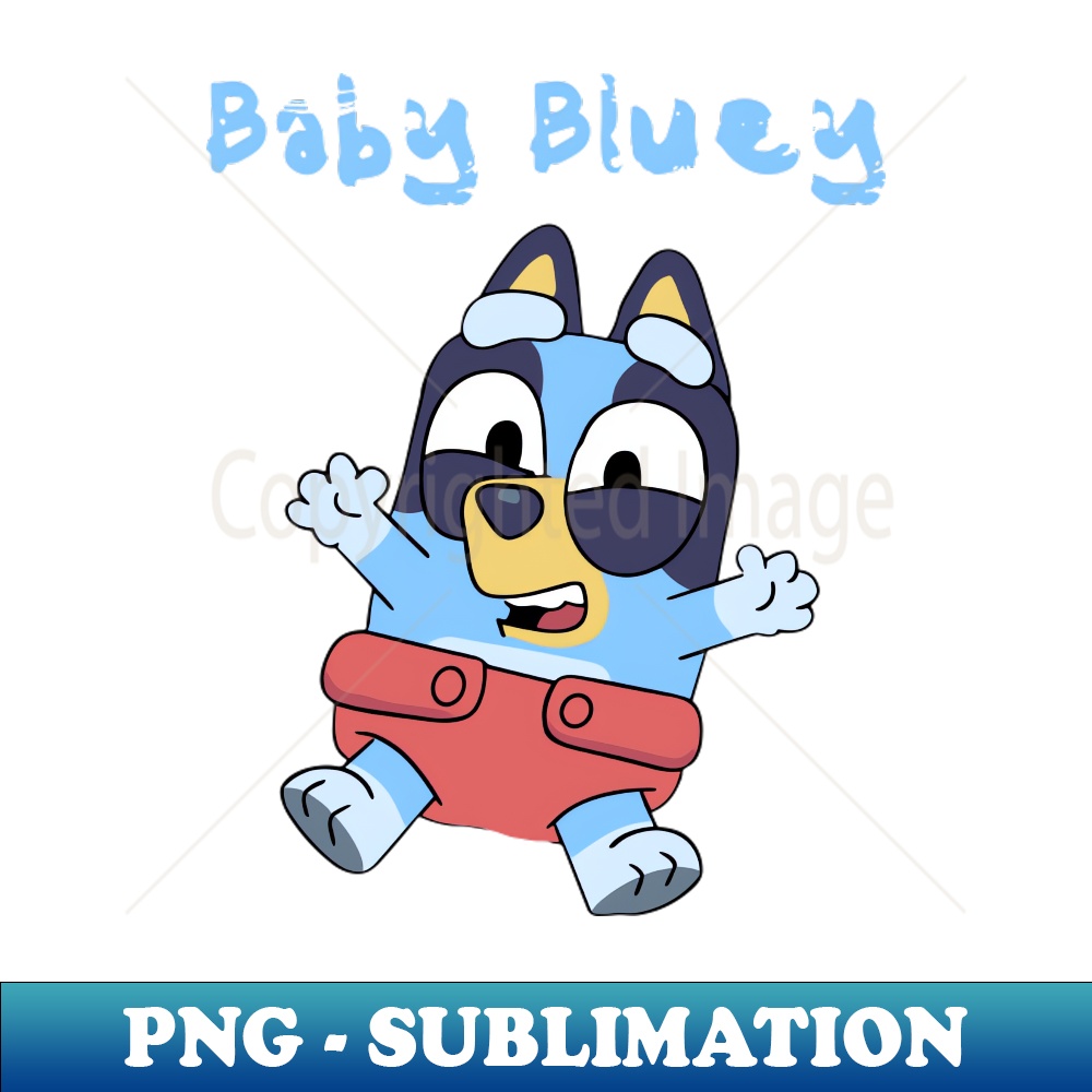 Baby Bluey - PNG Transparent Digital Download File for Subli | Inspire ...