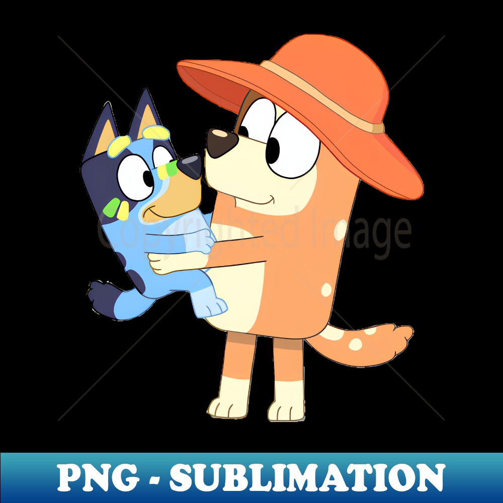 Bluey And Chilli ''The Beach' - Special Edition Sublimation | Inspire ...