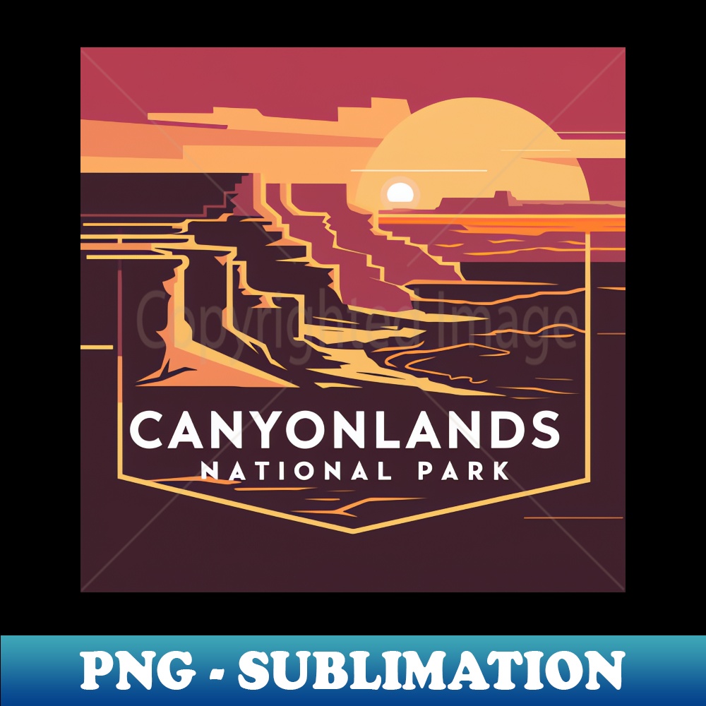 Canyonlands National Park Iconic Canyons - PNG Sublimation D | Inspire ...