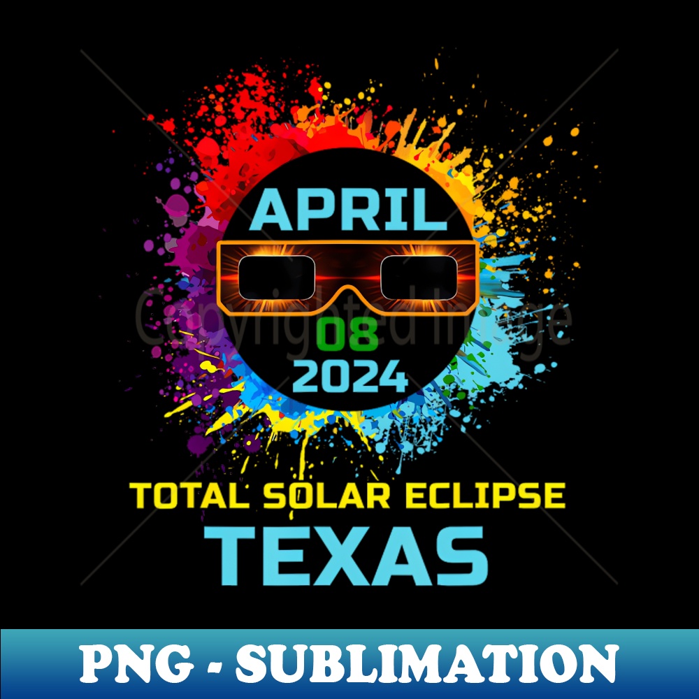 Total Solar Eclipse Texas 2024 Colorful Eclipse 04 08 - Prof | Inspire ...