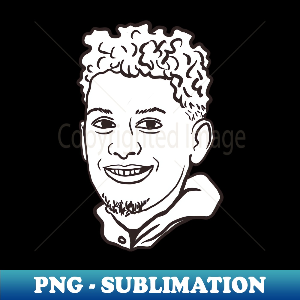 Patrick mahomes - cartoon simply | Inspire Uplift