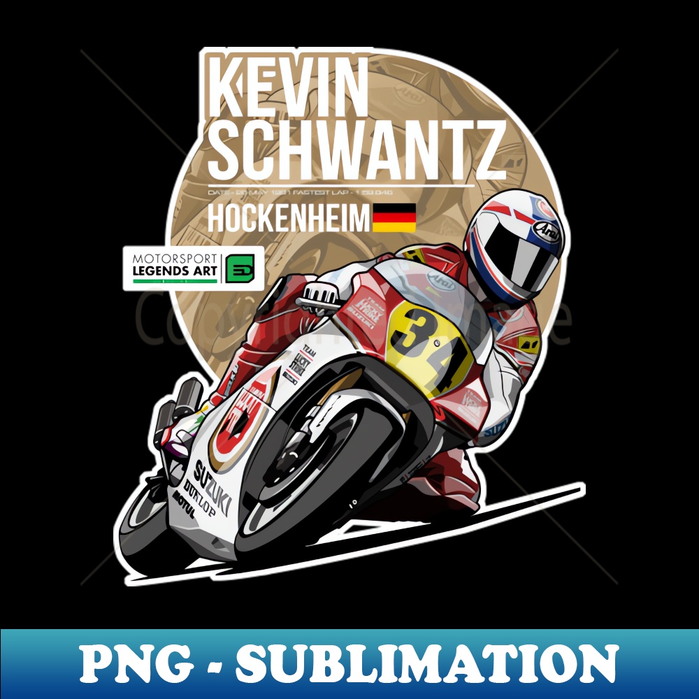 Kevin Schwantz 1991 Hockenheim - Special Edition Sublimation | Inspire ...