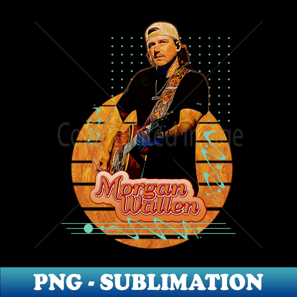 Morgan wallen Retro Art - PNG Transparent Digital Download F | Inspire ...