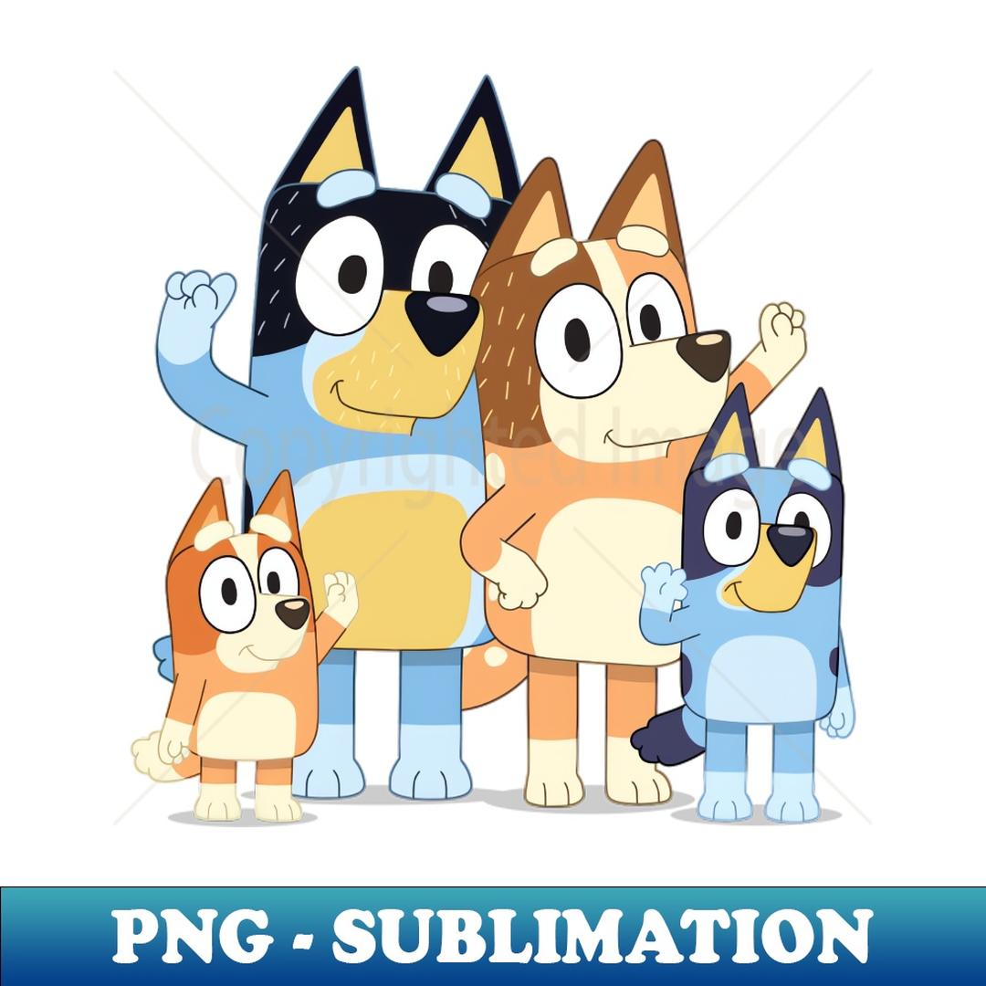 BLUEY FAMS FANS - Decorative Sublimation PNG File | Inspire Uplift