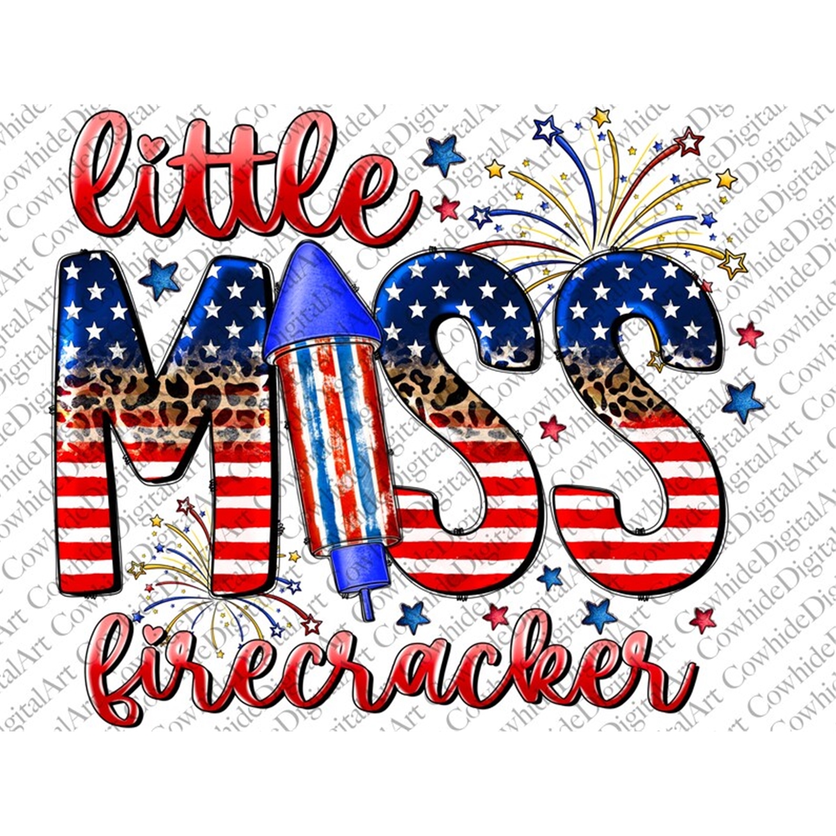 Little Miss Firecracker Png Sublimation Design, 4th Of July - Inspire ...