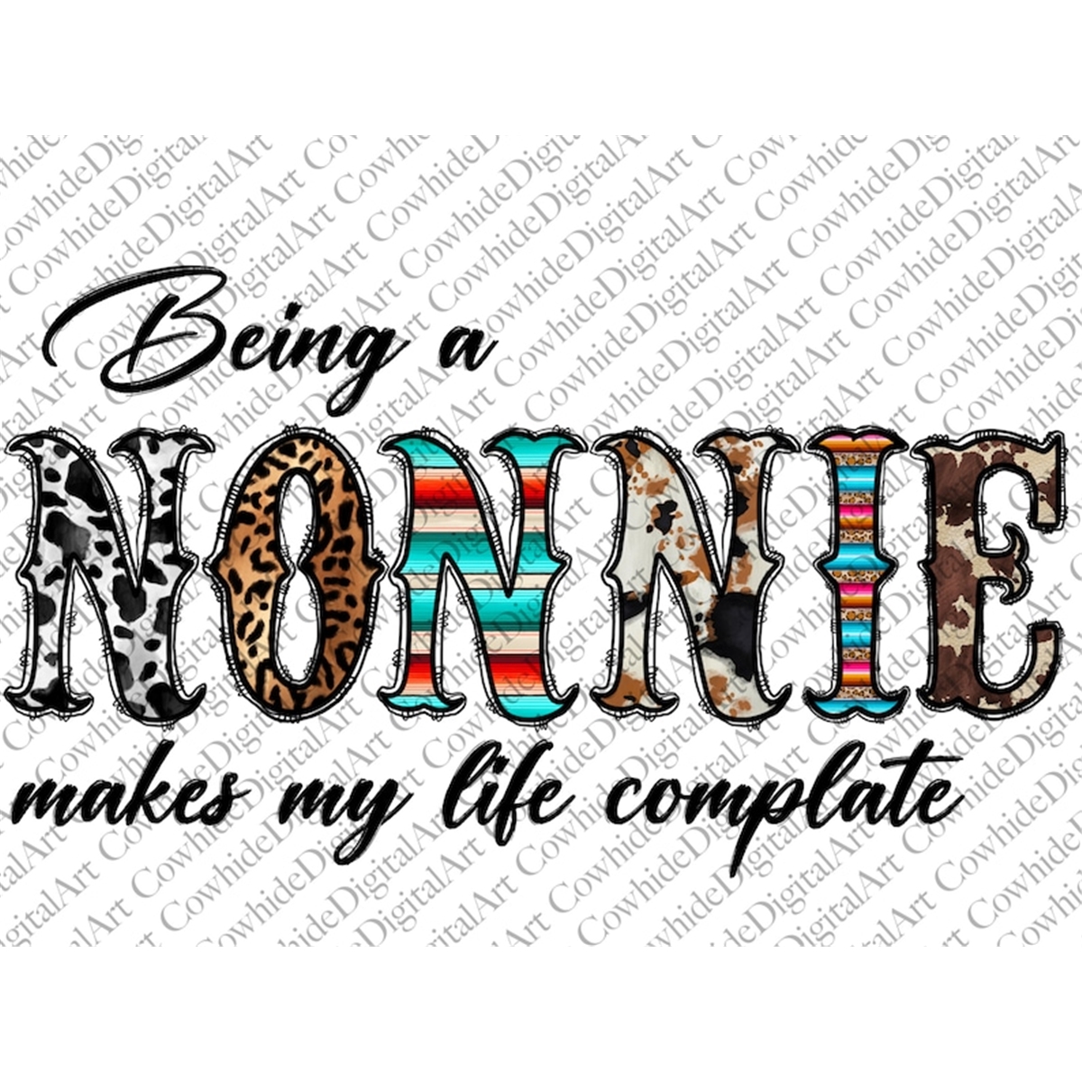 Being a Nonnie Makes My Life Complete Sublimation Designs, N | Inspire ...
