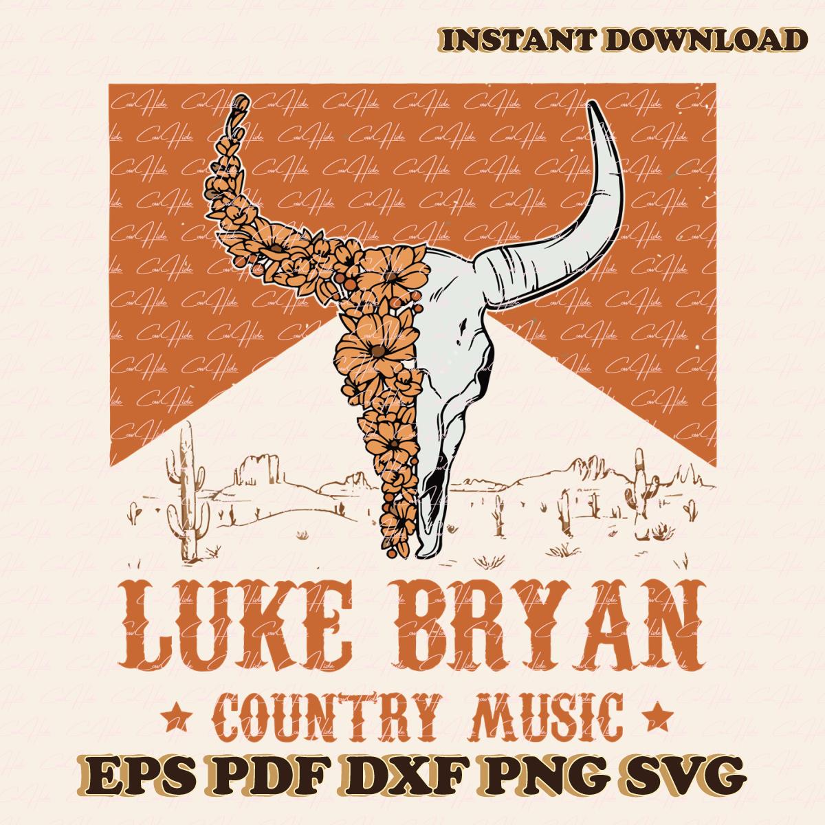luke bryan svg - Inspire Uplift
