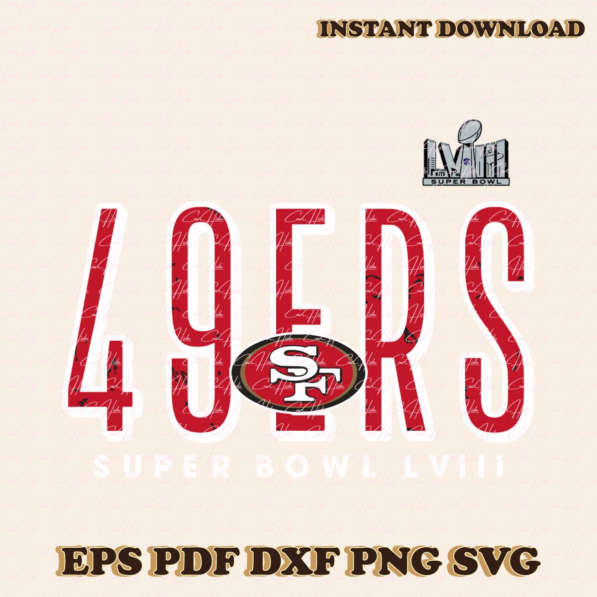San Francisco 49ers Super Bowl LVIII Cheer Section SVG | Inspire Uplift