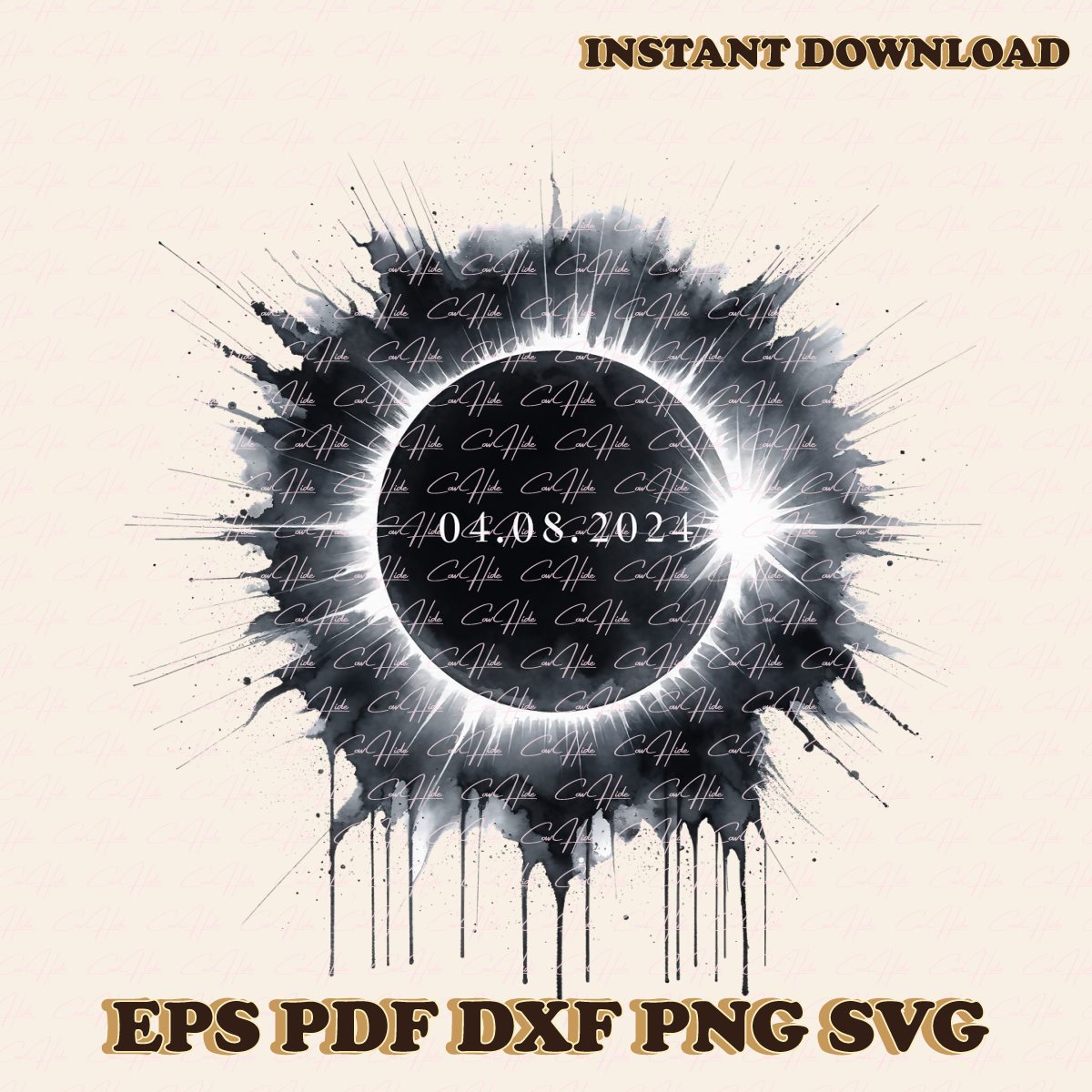 Solar Eclipse 2024 Sublimation Design | Inspire Uplift