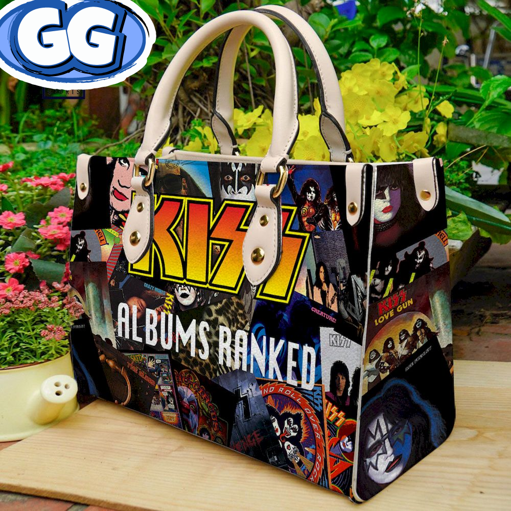 Kiss Band Albums Ranked Leather Handbag | Inspire Uplift
