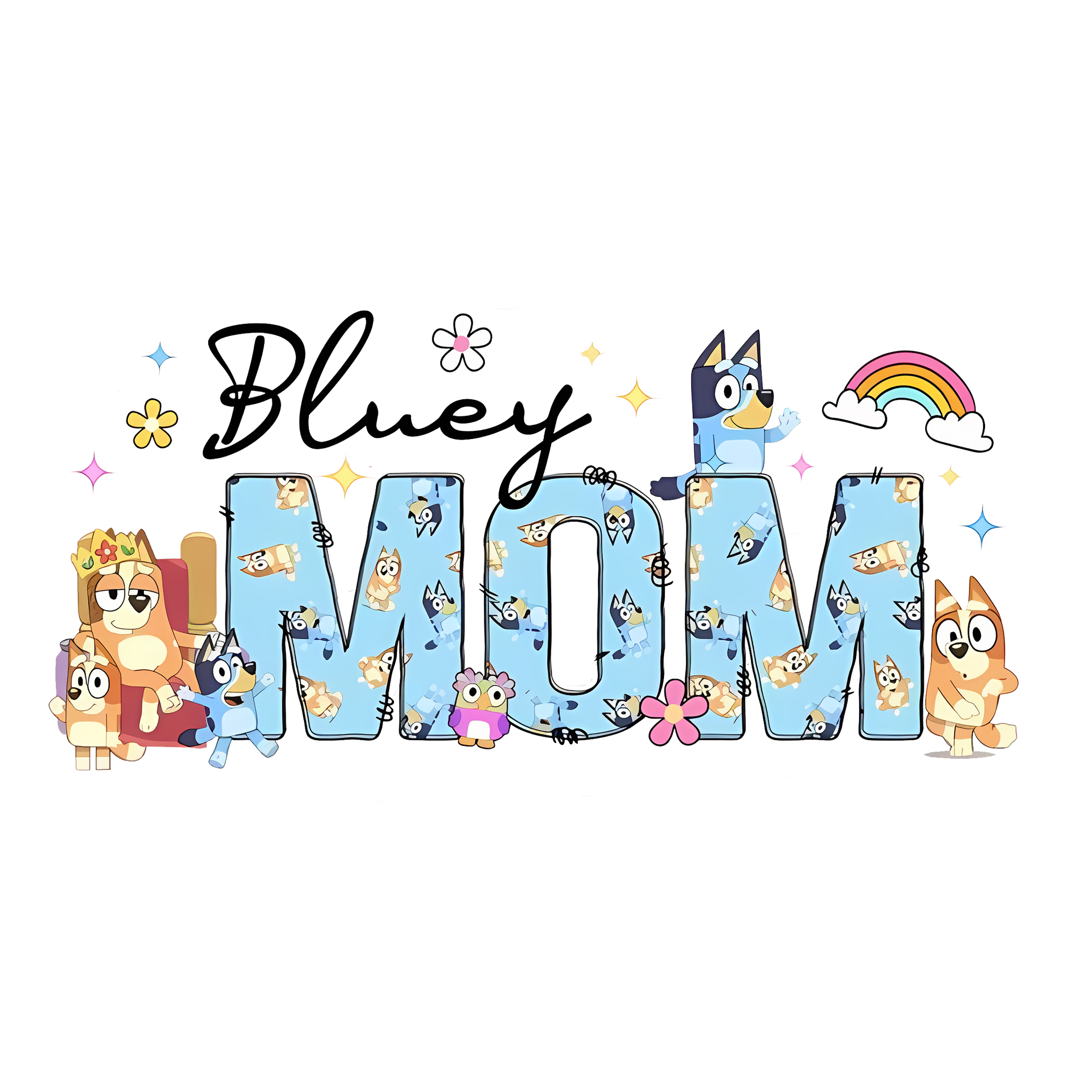 Bluey Mom Png Files, Bluey Mama PNG, Blue Dog Mom Png, Bluey - Inspire ...