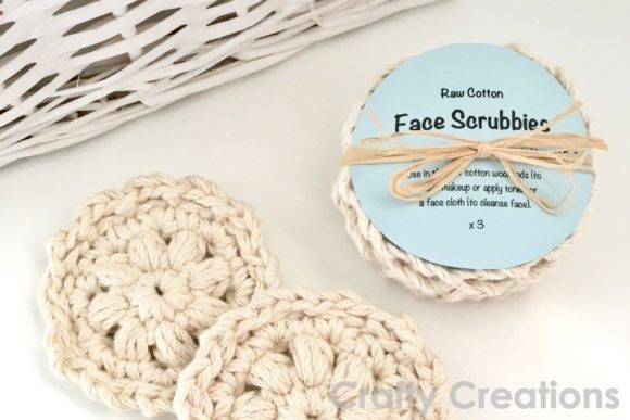 Round Face Scrubby crochet patterns | Inspire Uplift