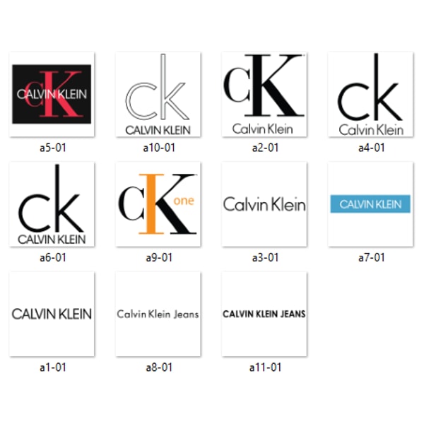 Calvin klein old logo store