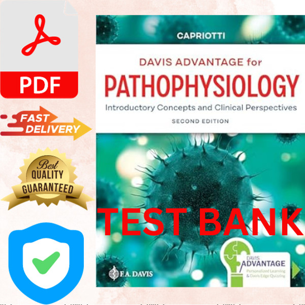 Test Bank For Davis Advantage for Pathophysiology Introducto | Inspire ...