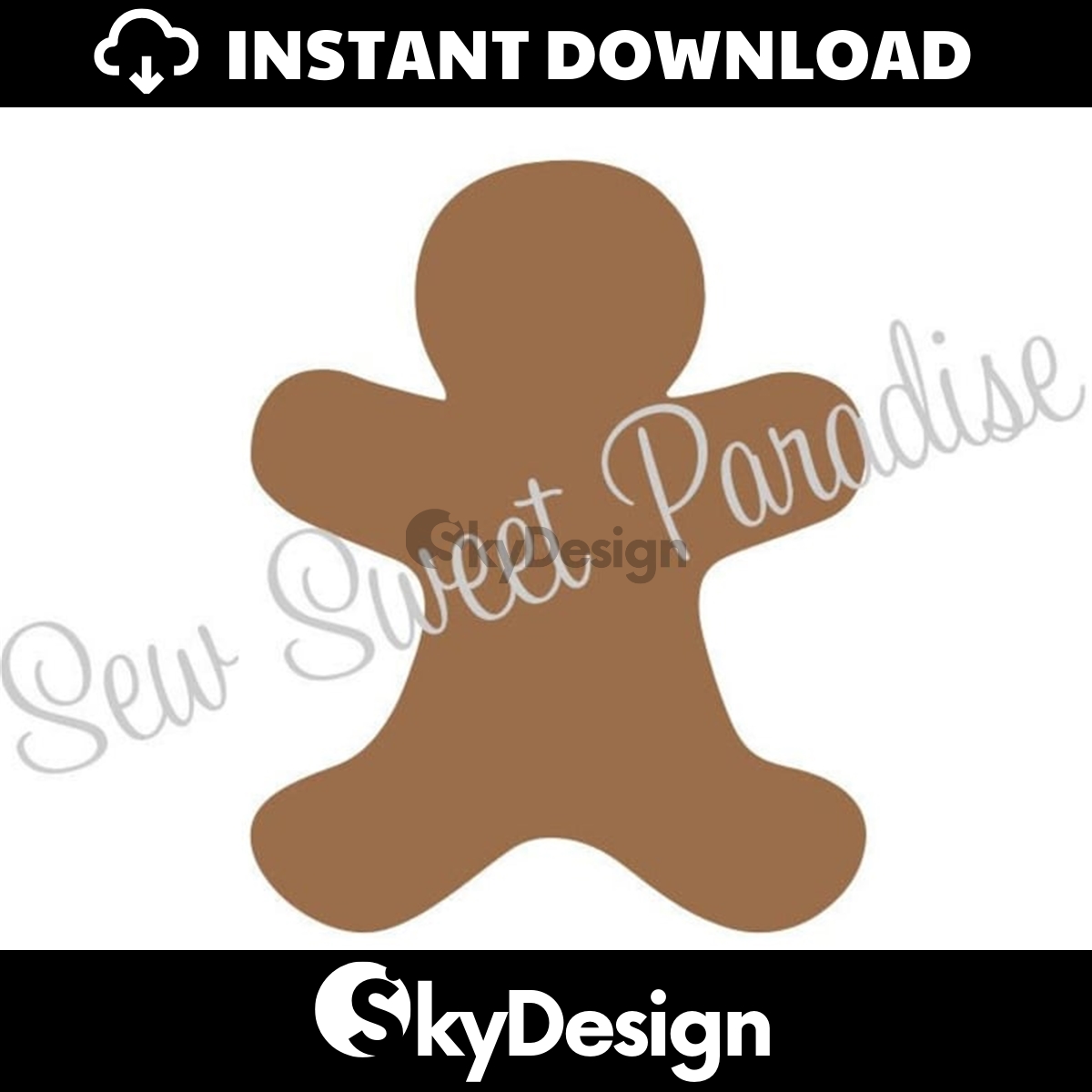 Gingerbread Man Svg Christmas Svg Baking Svg Digital Down Inspire