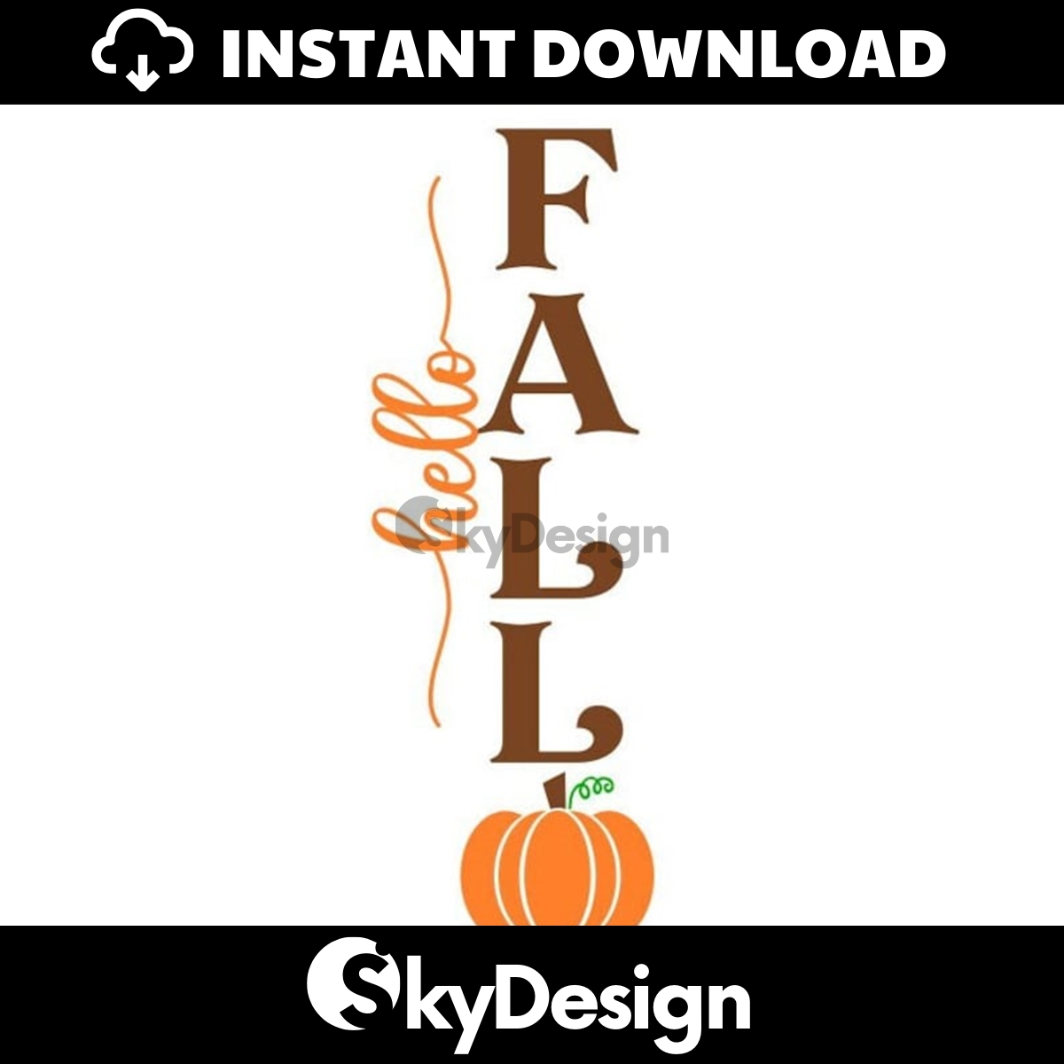 Fall Porch Sign SVG, Hello Fall Sign SVG, Pumpkin Sign SVG, | Inspire ...