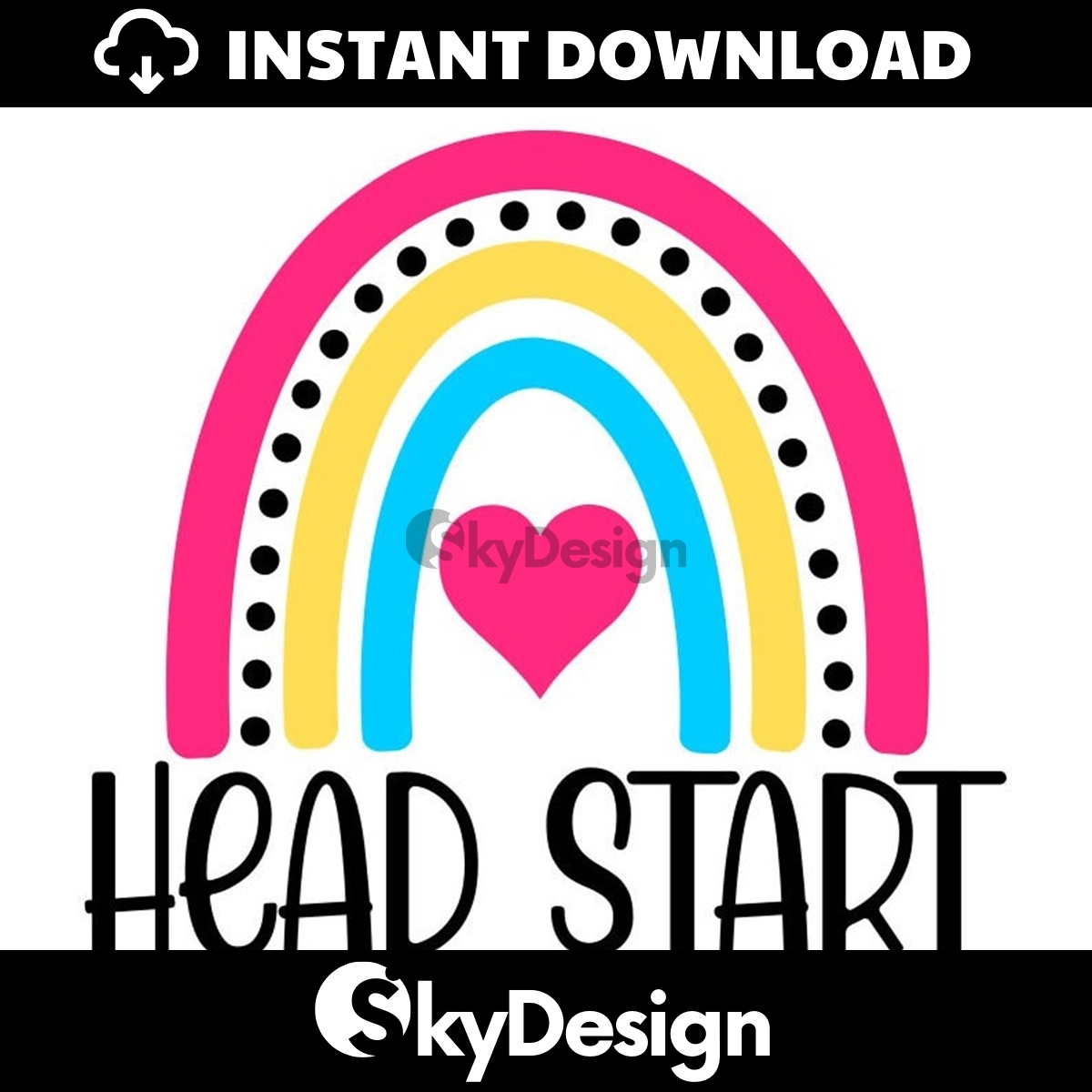 Head Start Rainbow SVG, Preschool SVG, Pre-K Rainbow SVG, Di | Inspire ...