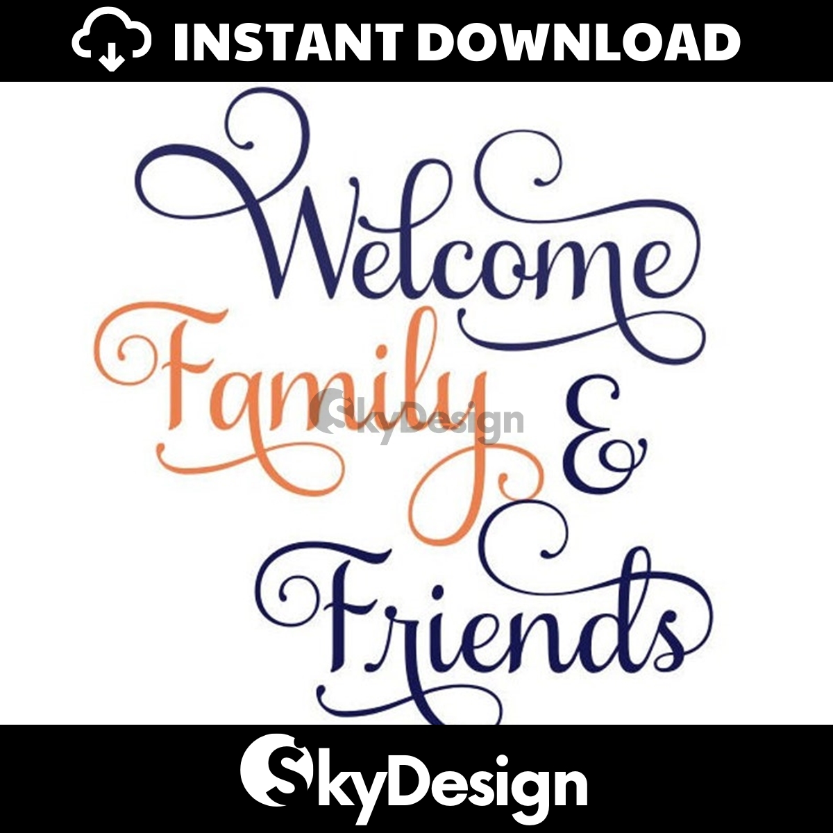 Welcome Sign SVG, Welcome Family & Friends SVG, Welcome SVG, | Inspire ...