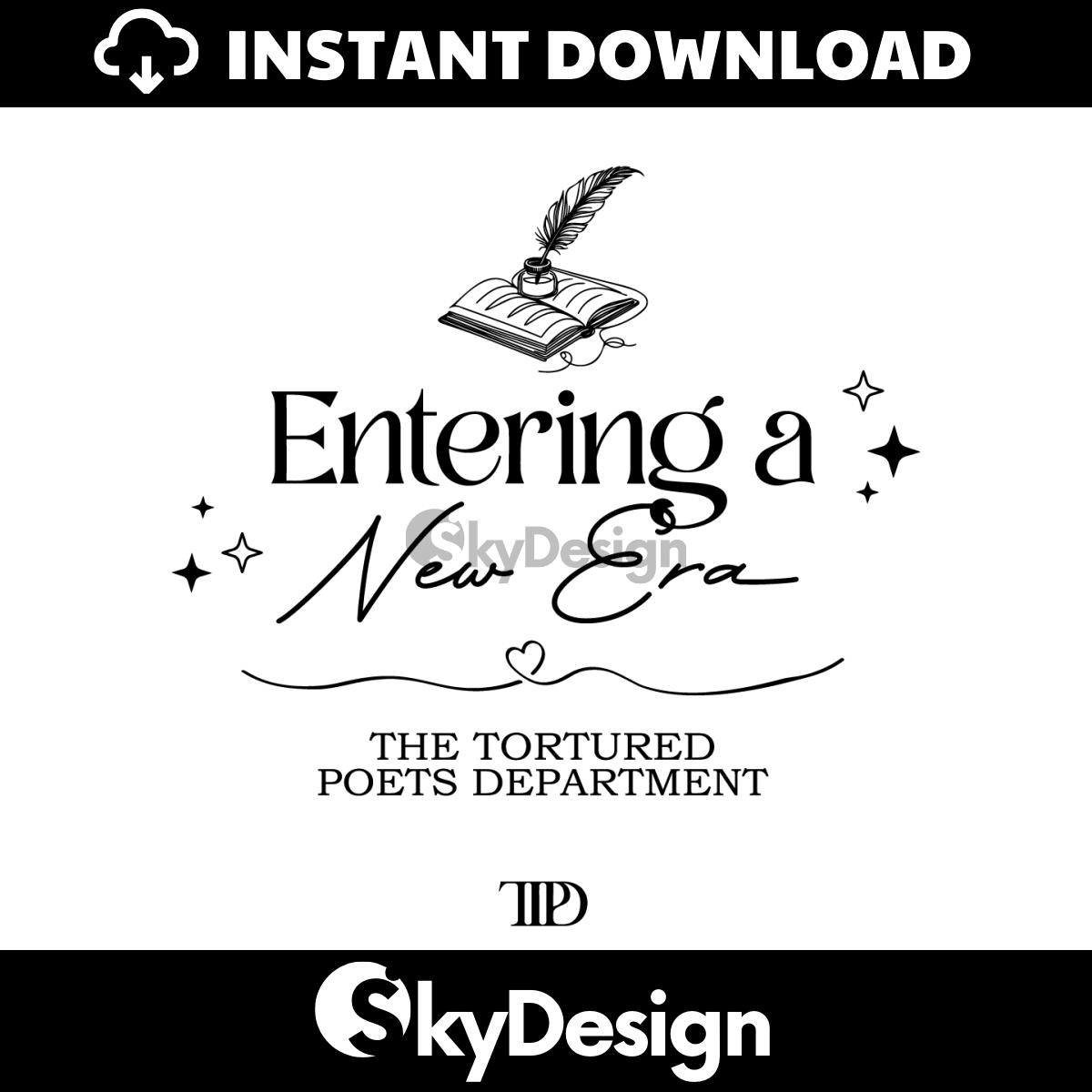 Entering A New Era TTPD Album SVG | Inspire Uplift
