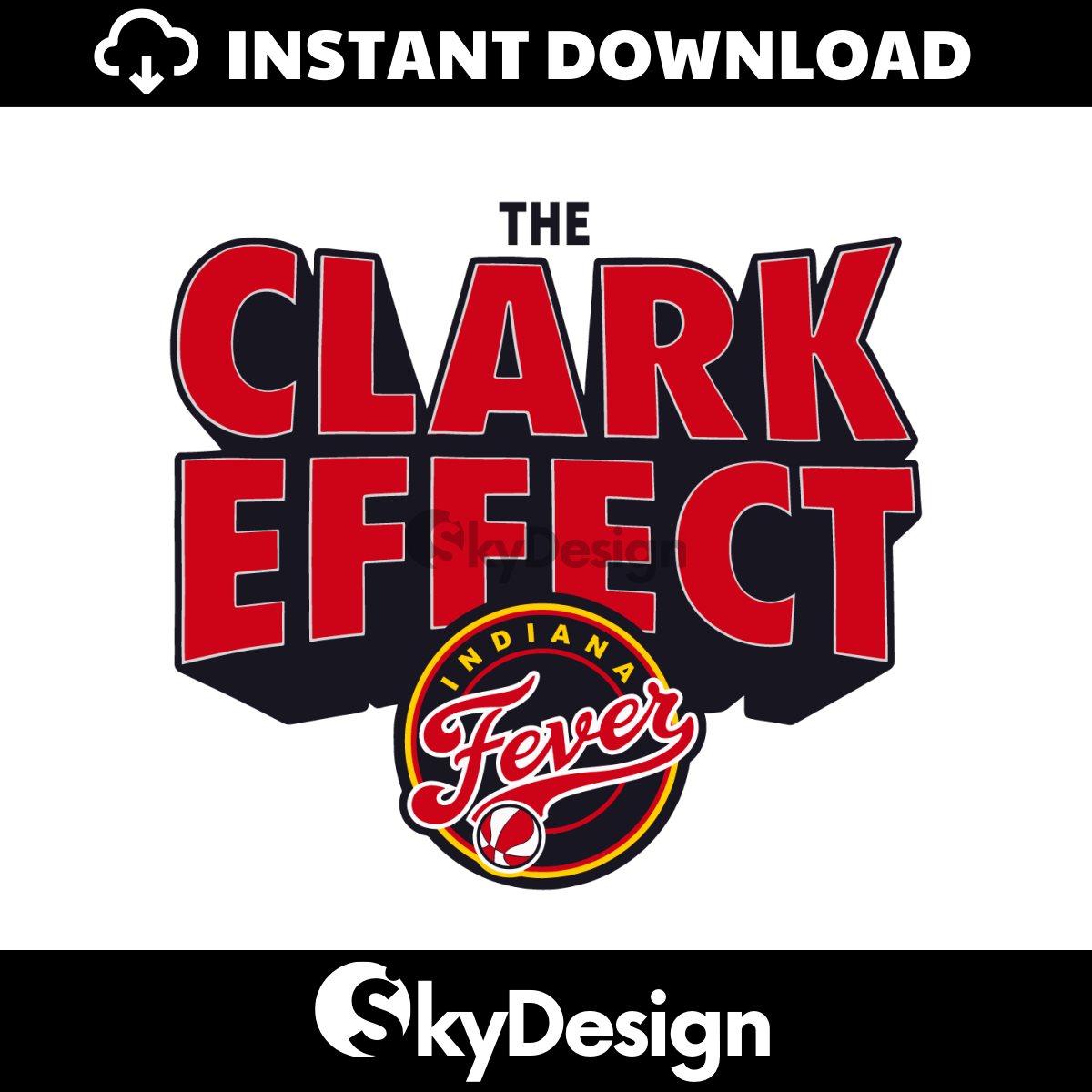The Clark Effect Indiana Fever SVG | Inspire Uplift