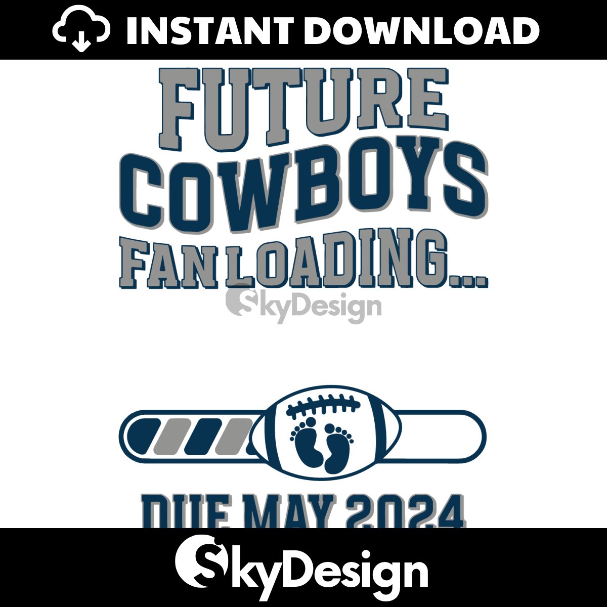 Future Cowboys Fanloading Due May 2024 SVG | Inspire Uplift