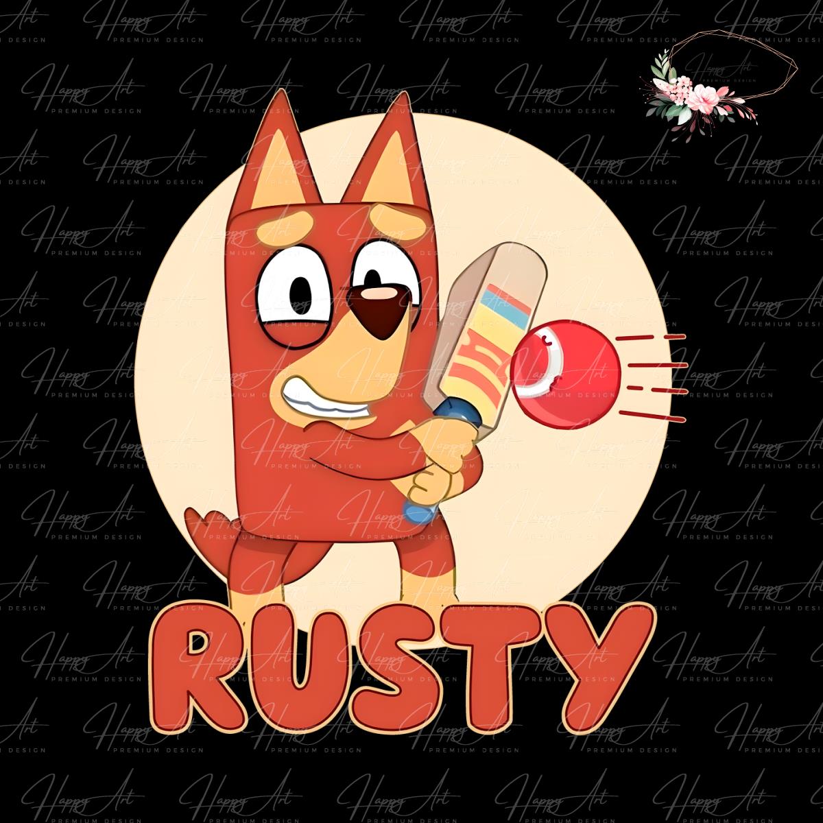 Funny Rusty Bluey Sport PNG - Inspire Uplift