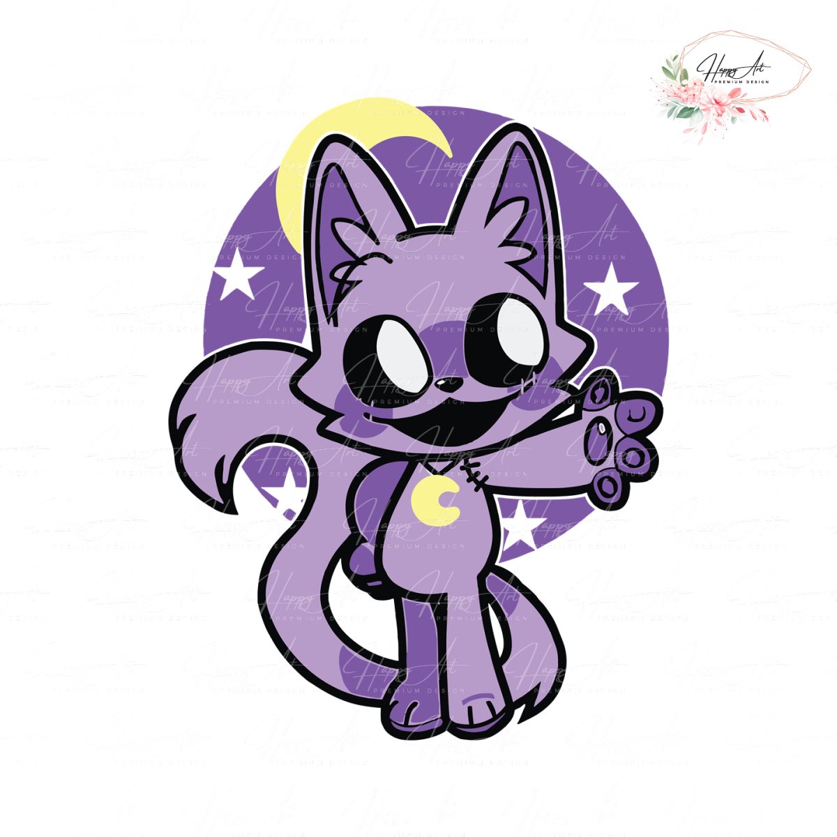 Poppy Playtime Chapter 3 Smiling Critters Catnap SVG | Inspire Uplift
