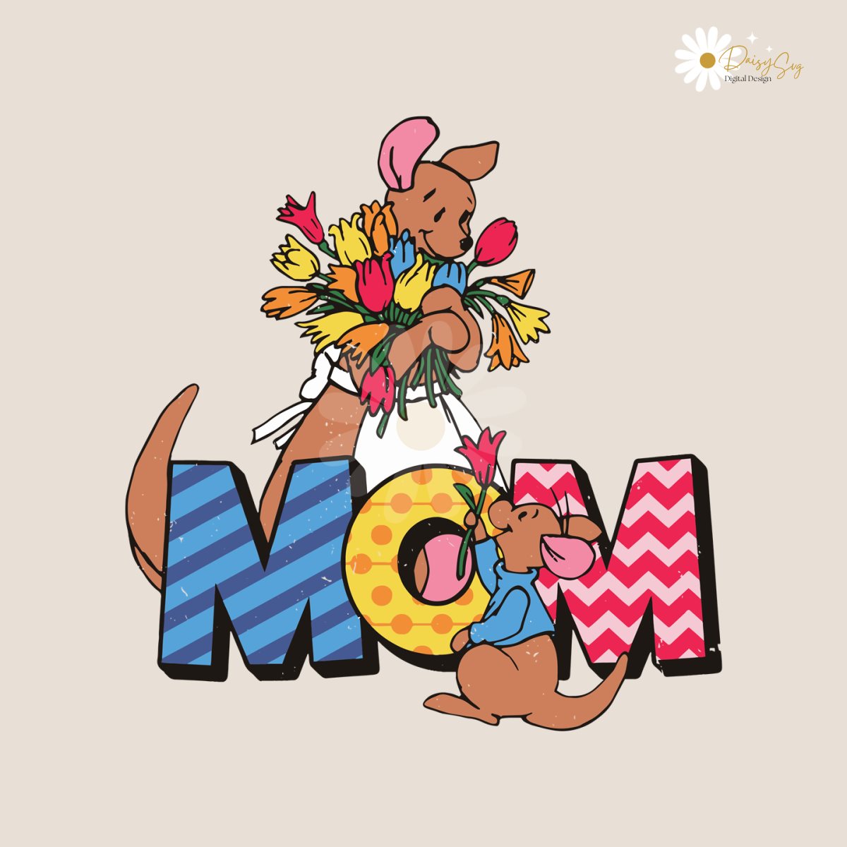 Disney Mom Cartoon Character SVG - Inspire Uplift
