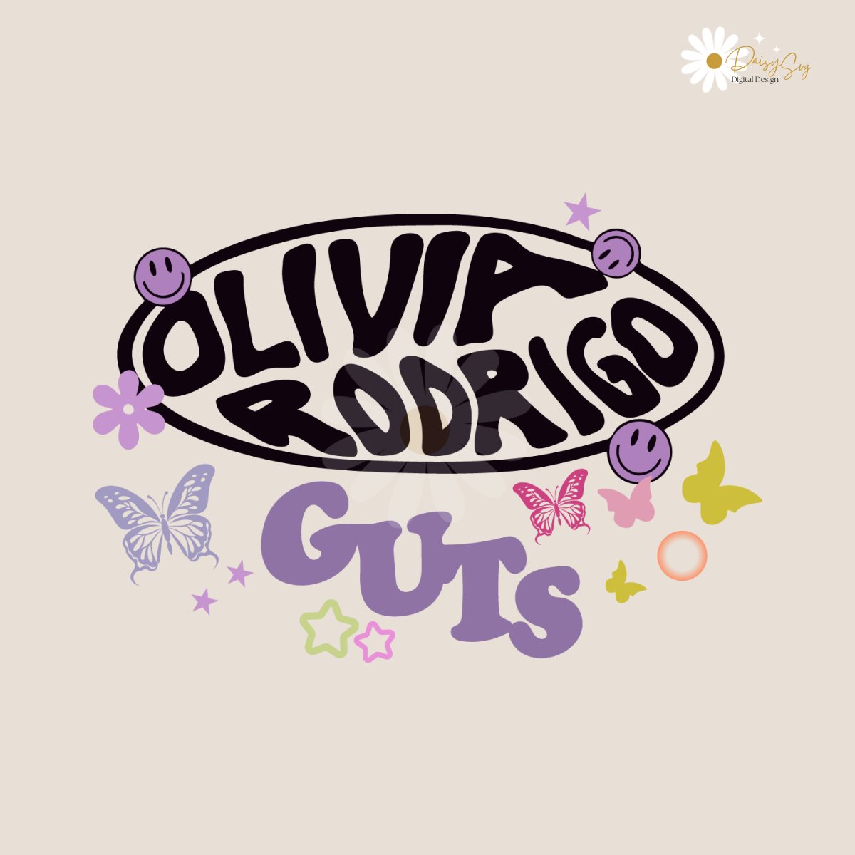Retro Olivia Rodrigo Guts Tour 2024 SVG | Inspire Uplift