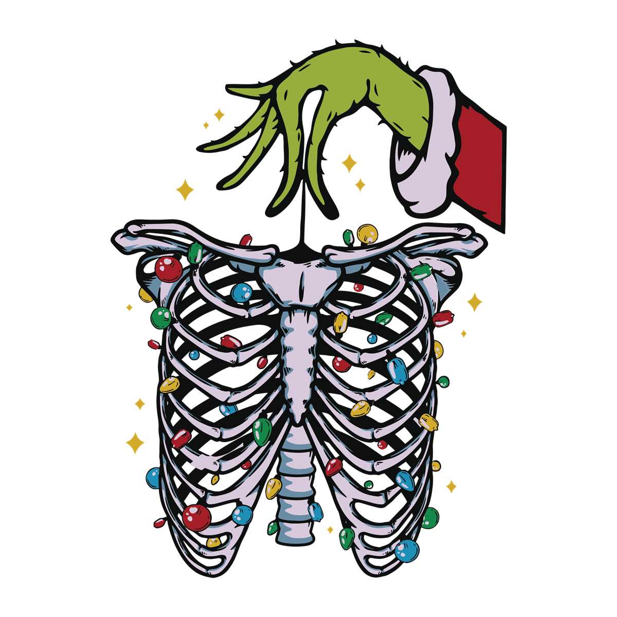 Christmas Xray Tech SVG Radiology Grinch Hand Digital Files | Inspire ...