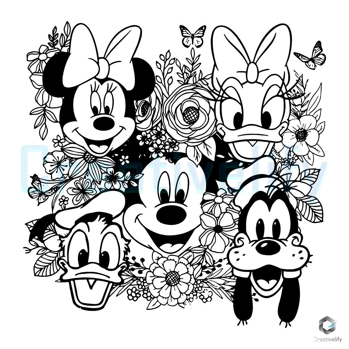 Disney Epcot Flower SVG Garden Festival Vintage Design File - Inspire ...