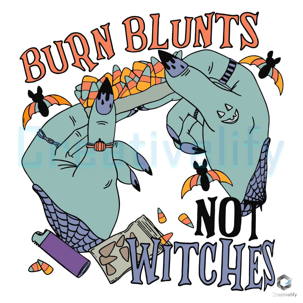 Free Burn Blunts Not Witches SVG Sanderson Sister Design Fil | Inspire ...