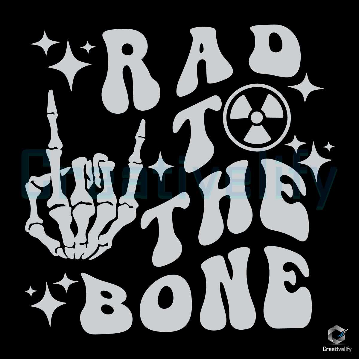 Free Rad To The Bone SVG File For Cricut | Inspire Uplift