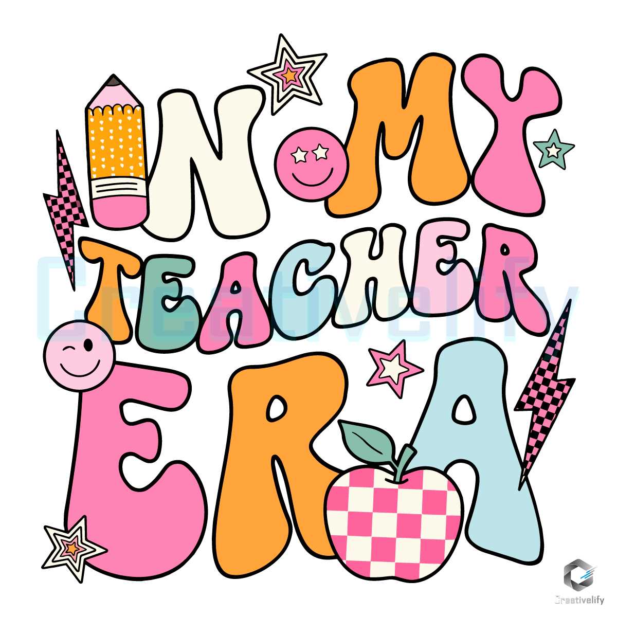 In My Teacher Era SVG Back To School Cutting File - Inspire Uplift