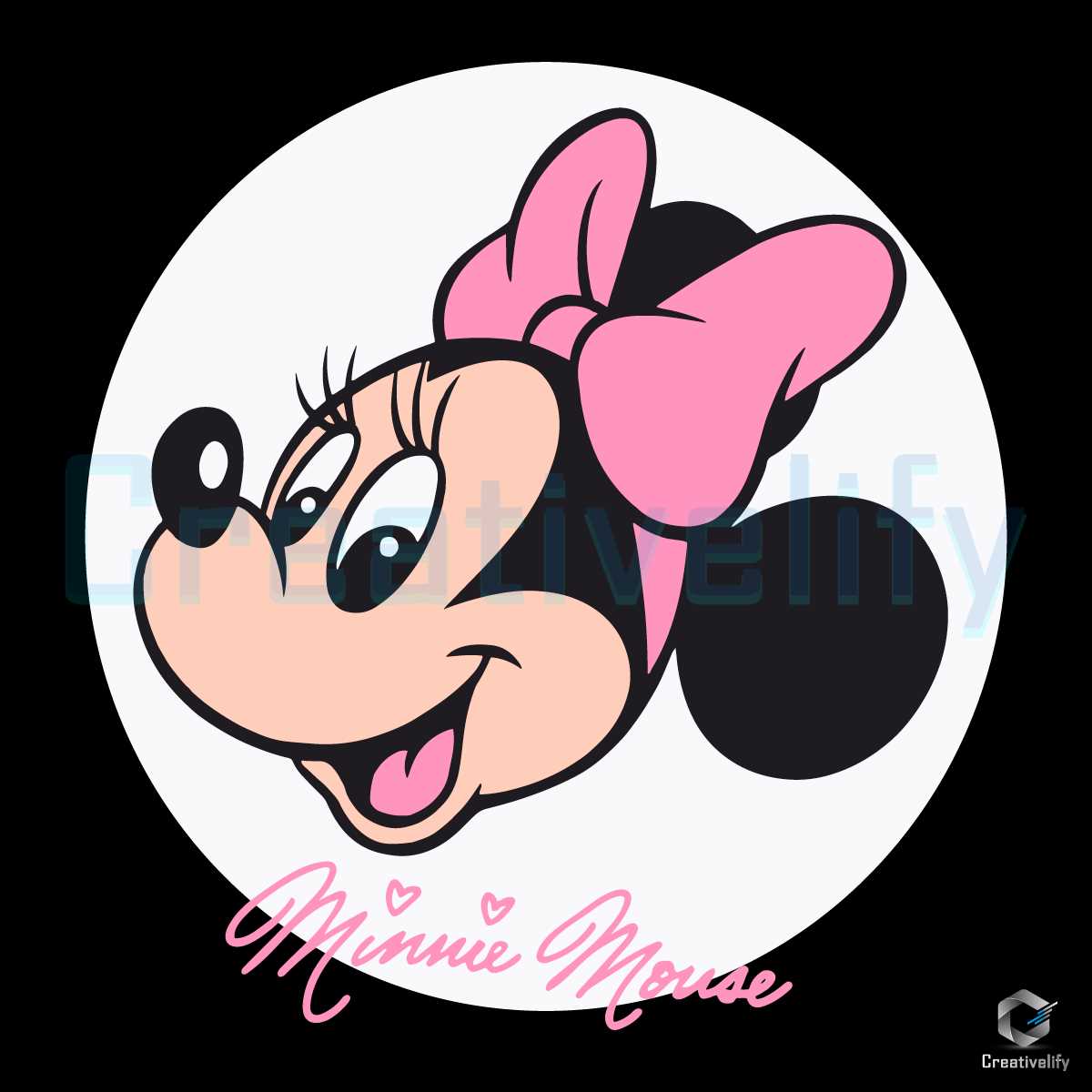 Minnie Mouse SVG Disney File For Cricut | Inspire Uplift