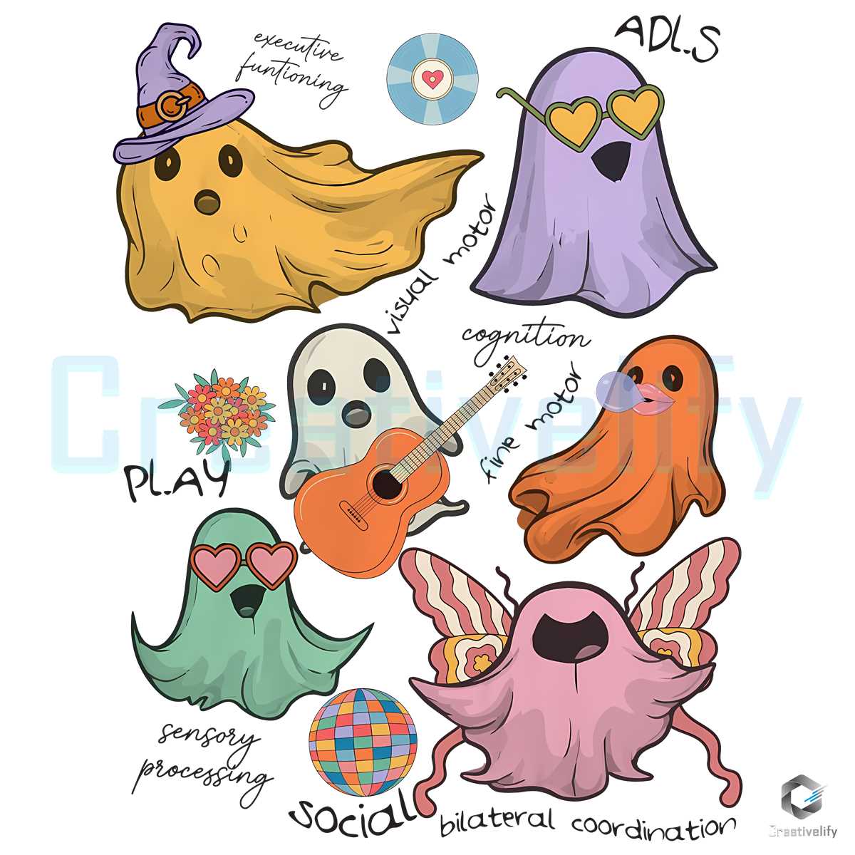 Occupational Therapy Halloween PNG Physical Therapist File | Inspire Uplift